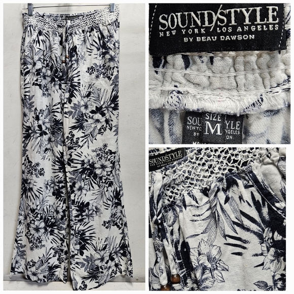Sound Style | Pants & Jumpsuits | Sound Style Baeu Dawson Whitenavy ...